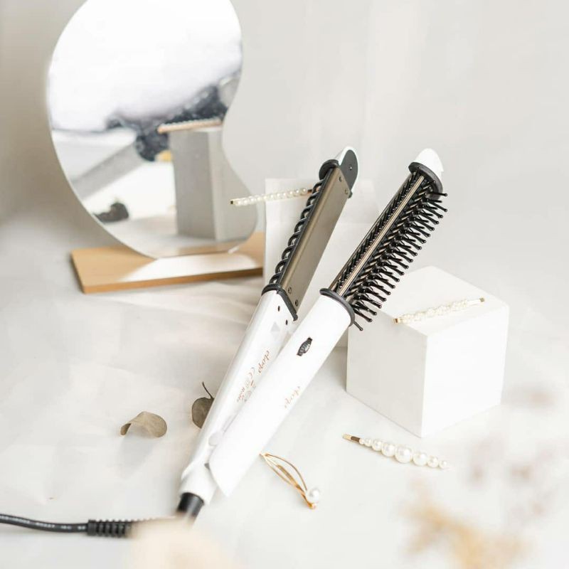 Elona Maa Zee Naa ~ Hot Brush Iron (2in1 straight and curly ...