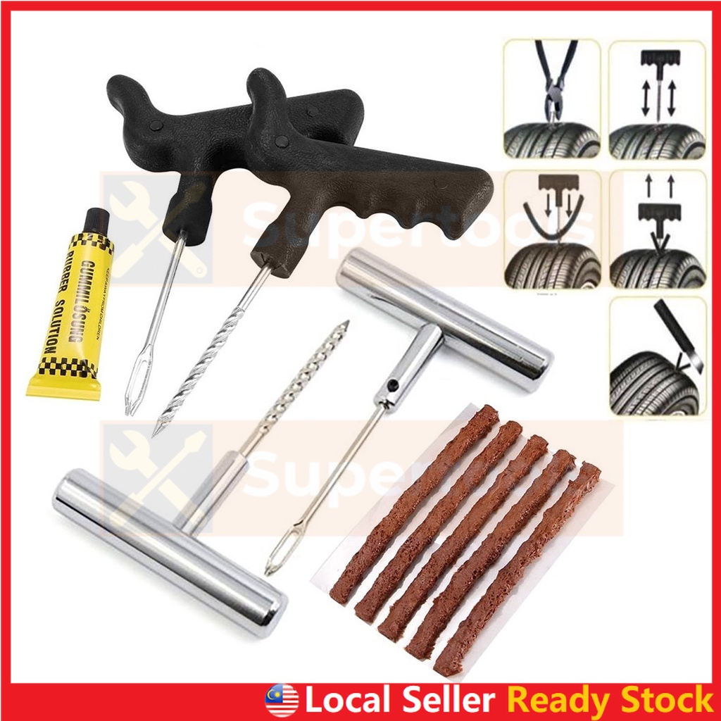 Car Motorcycle Tire Tyre Repair Tool Puncture Patching Self Vulcanizing ...