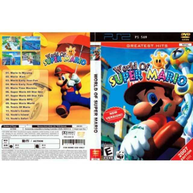 PS2 GAME COLLECTION (World of Super Mario) | Shopee Singapore