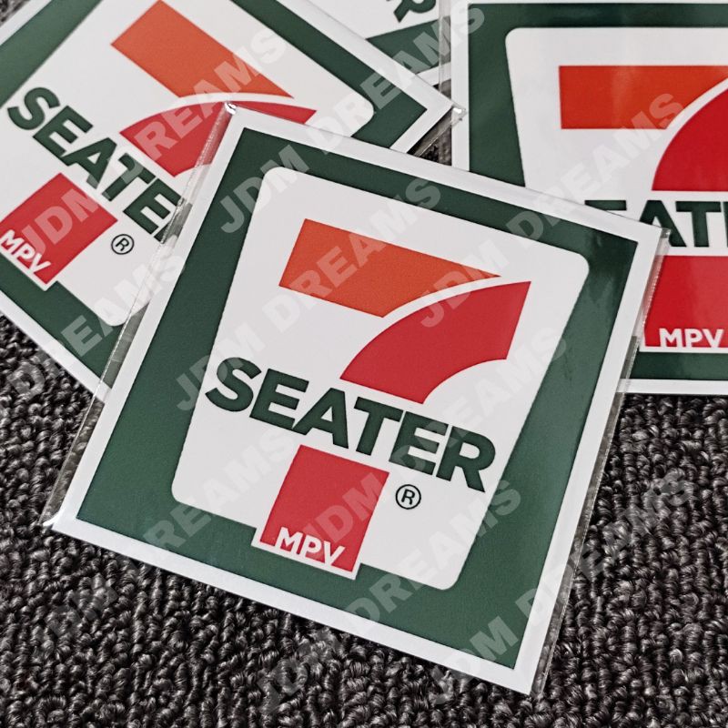 7 Seater MPV Vanlife Sticker Toyota Honda Perodua Proton Wish Alza ...