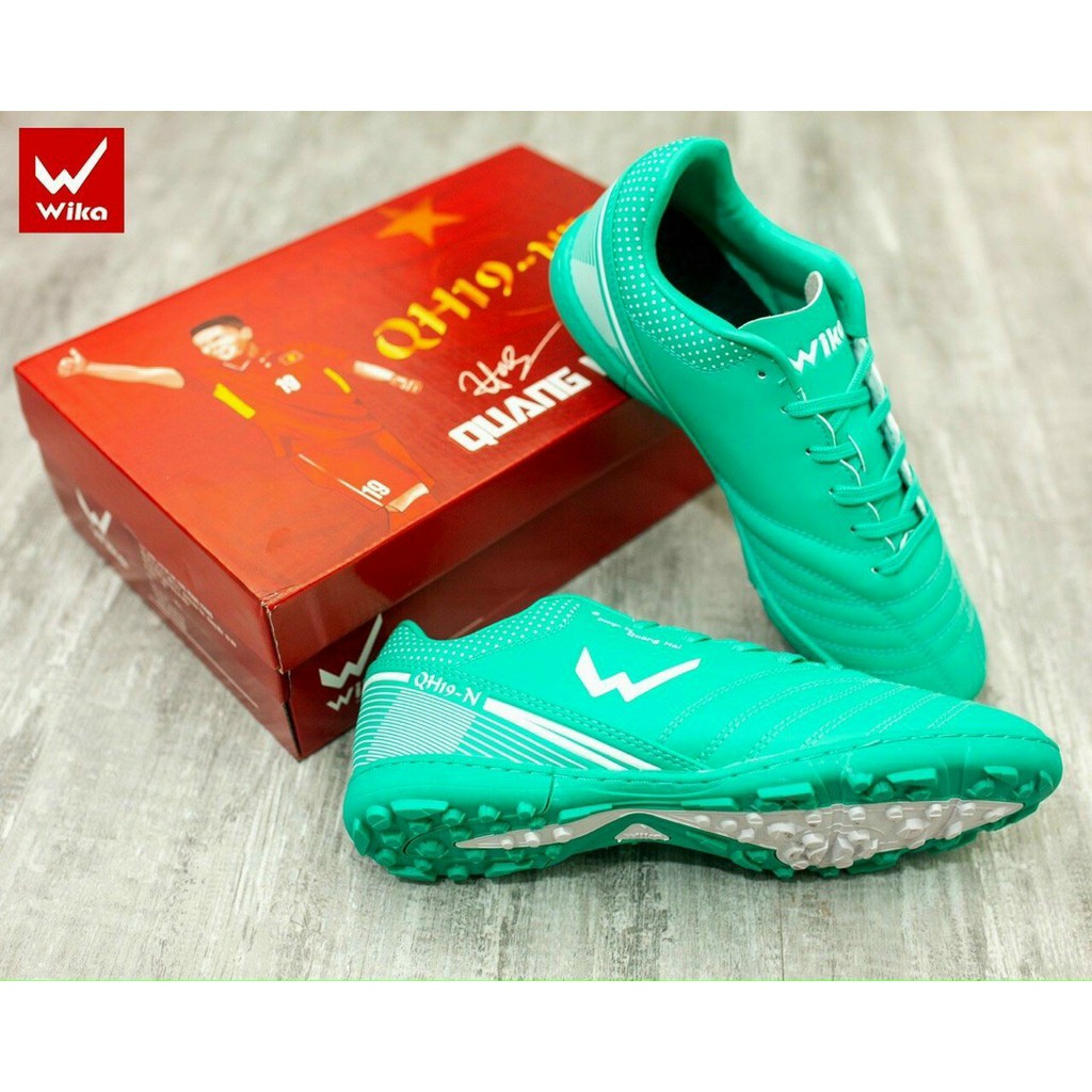 Genuine FOOTBALL SHOES BRAND QUANG HAI WIKA QH19 NEO 2021 (PEARL BLUE ...