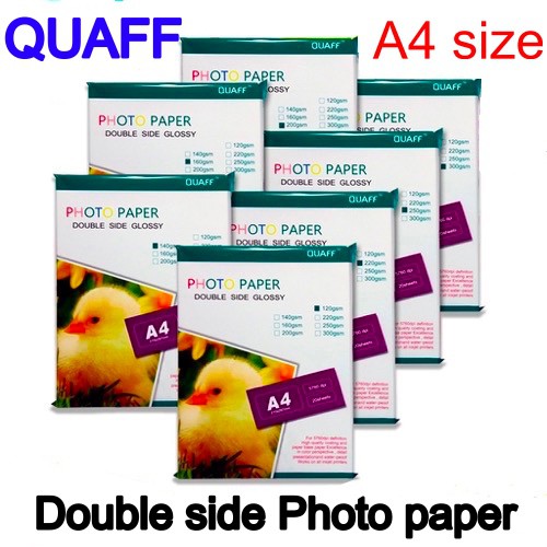 Double side photo paper A4 120/140/160/200/220/250/300 GSM 50 Sheets ...