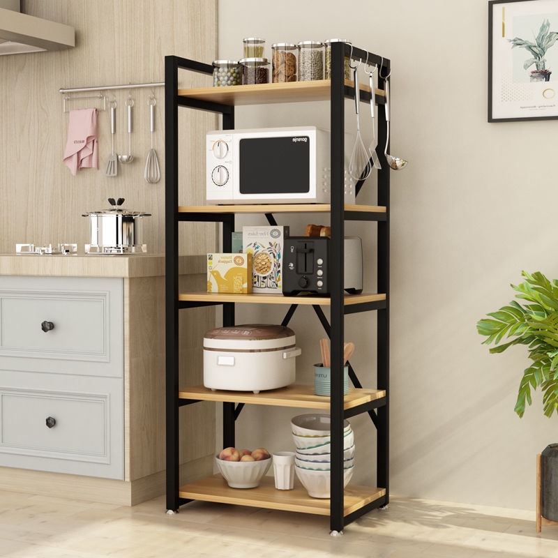Household kitchen shelf storage rack microwave oven rack storage rack ...