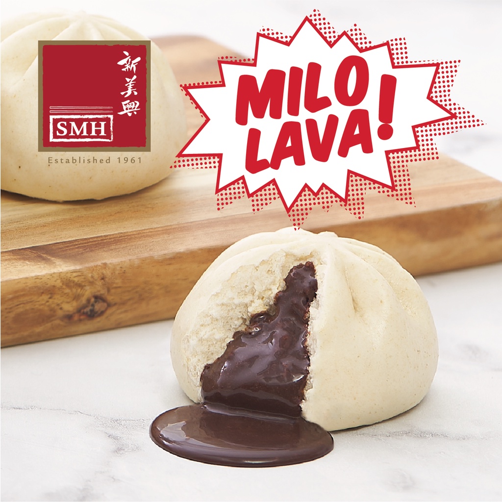 SMH Wholemeal Molten Milo Lava Pau | Shopee Singapore