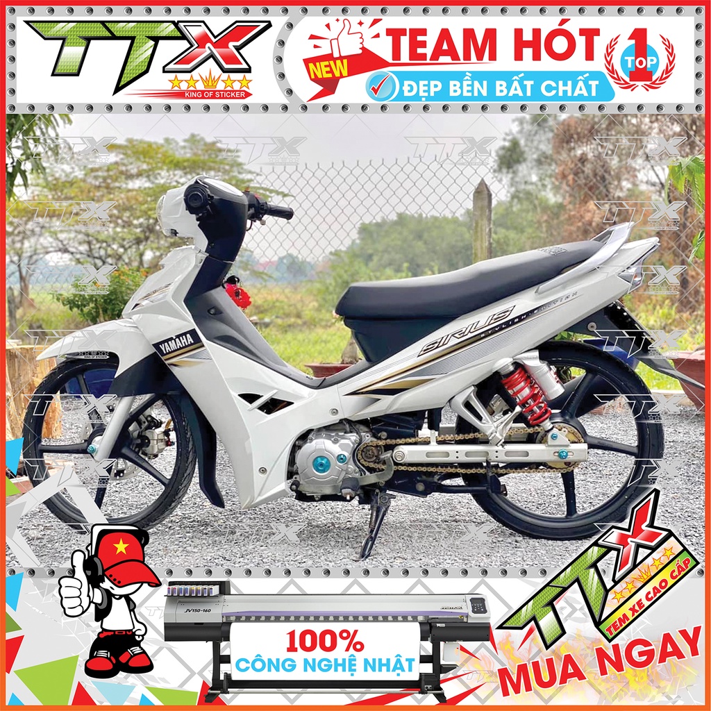 Sirius removable stickers only in bronze color, sirius manufacturing Team beautiful white car ...