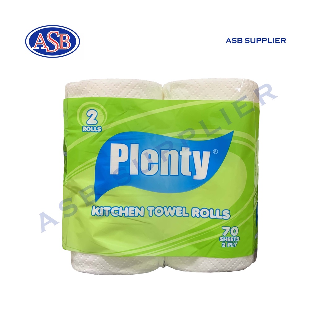 Tissue Kitchen Towel Roll Brand Plenty (70 Sheets) | Shopee Singapore