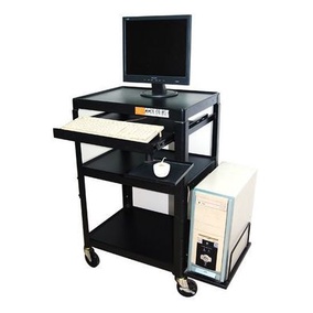 (P97-12) monitor trolley 3mm thick projectop laptop mobile cart ...