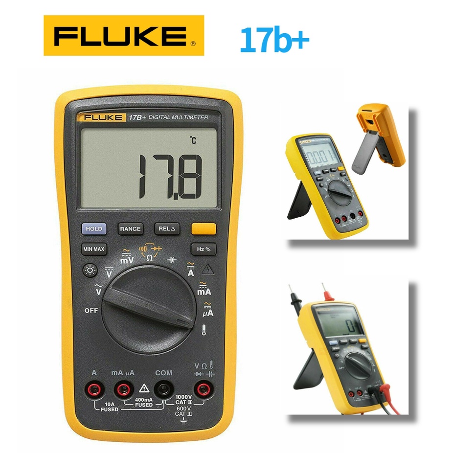 Fluke 17b+ Digital Multimeter F17B+ AC , DC , Voltage +AC Transducer , Measuring | Shopee Singapore