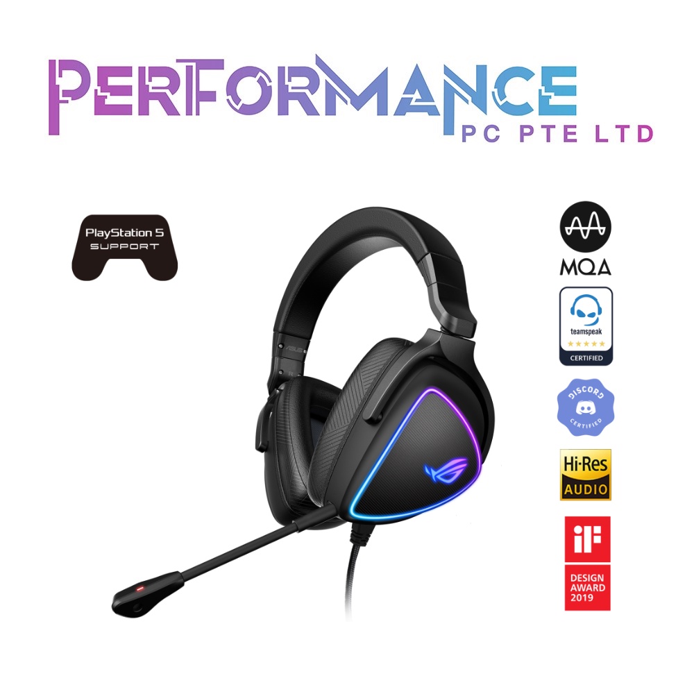 ASUS ROG Delta S Animate Lightweight USB-C gaming headset (2 YEARS ...
