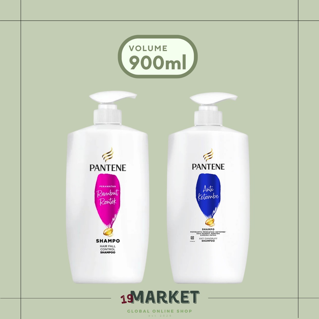 SAMPO Pantene Shampoo 900ml Hair Fall Control - Hair Loss Care Shampoo ...