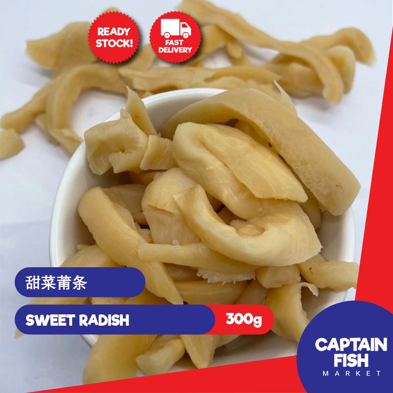 SWEET RADISH 甜菜莆条 - 300gm Sweet Radish Lobak Manis Lobak Jeruk | Shopee ...
