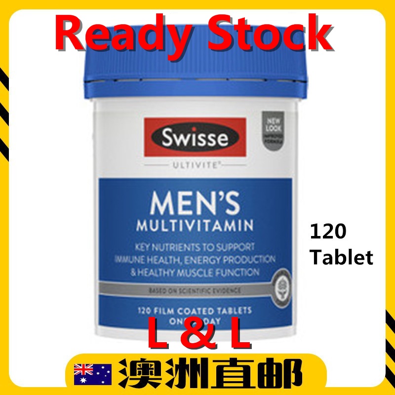 Swisse Men's Ultivite Multivitamin ( 120 Tablets ) | Shopee Singapore