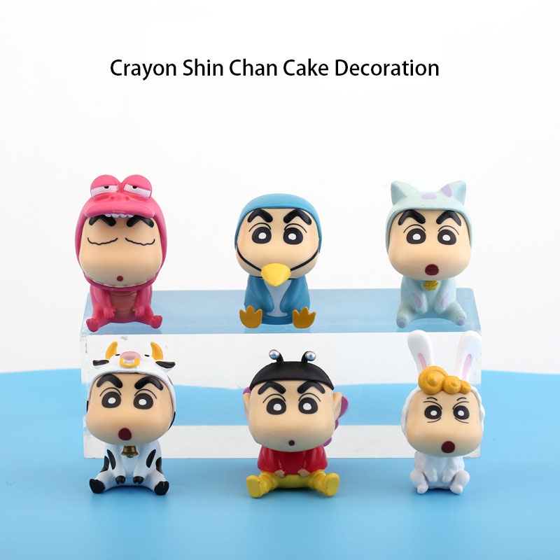 Crayon Shin Chan Toy Figurine | Cake Topper Doll Party Deco Birthday ...