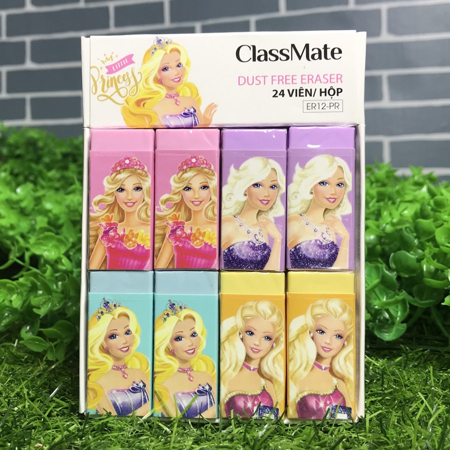 A Classmate color eraser bag (24 capsules) for children used in school ...