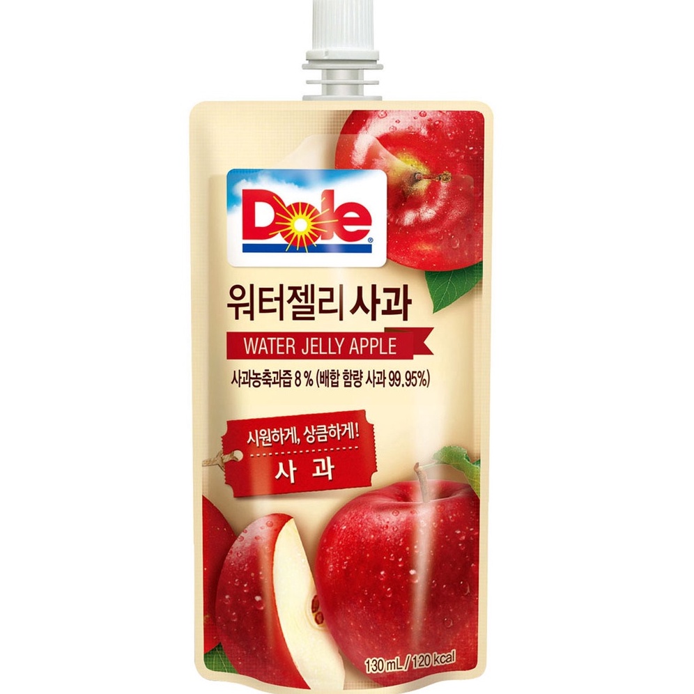 DOLE water jelly (apple) 130ml [Korea] | Shopee Singapore
