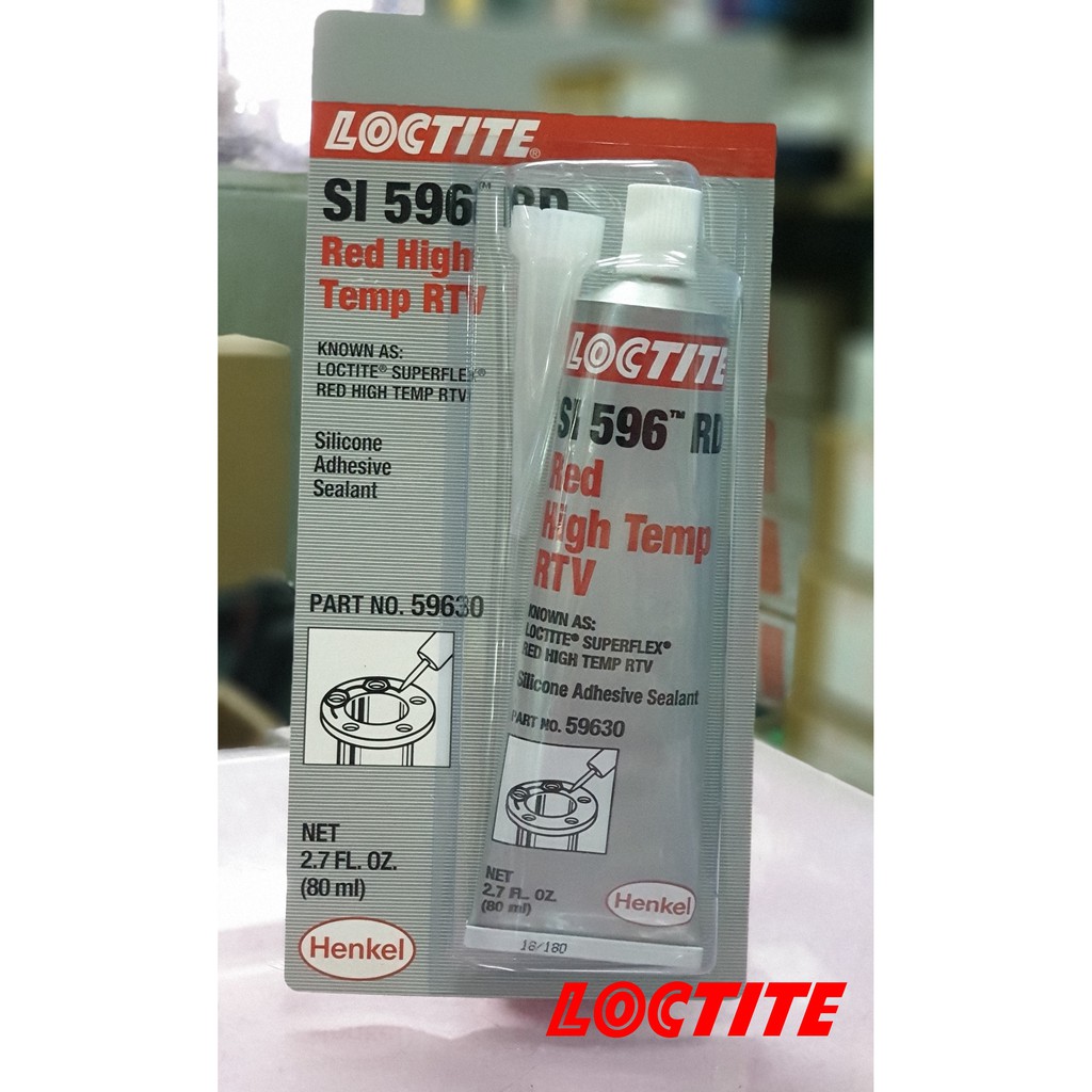 Loctite SI 596 Red High Temp RTV (80ml) | Shopee Singapore
