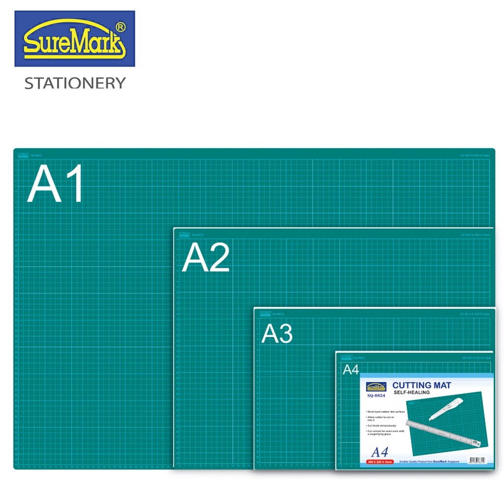 Suremark Cutting Mat (PVC) A3 A4 | Shopee Singapore