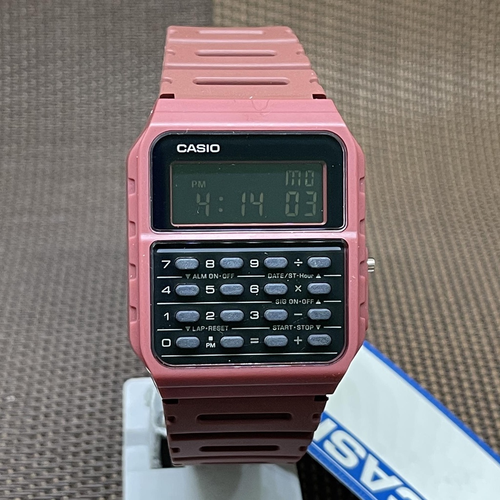 Casio CA-53WF-4B Vintage Mannish Color DATA BANK Calculator Digital Watch | Shopee Singapore