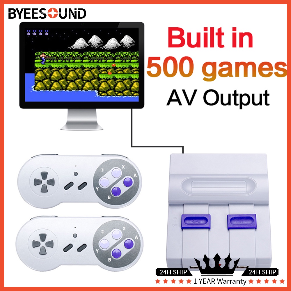 500+ games! 8 Bit Retro Classic Video Game Console with Double ...