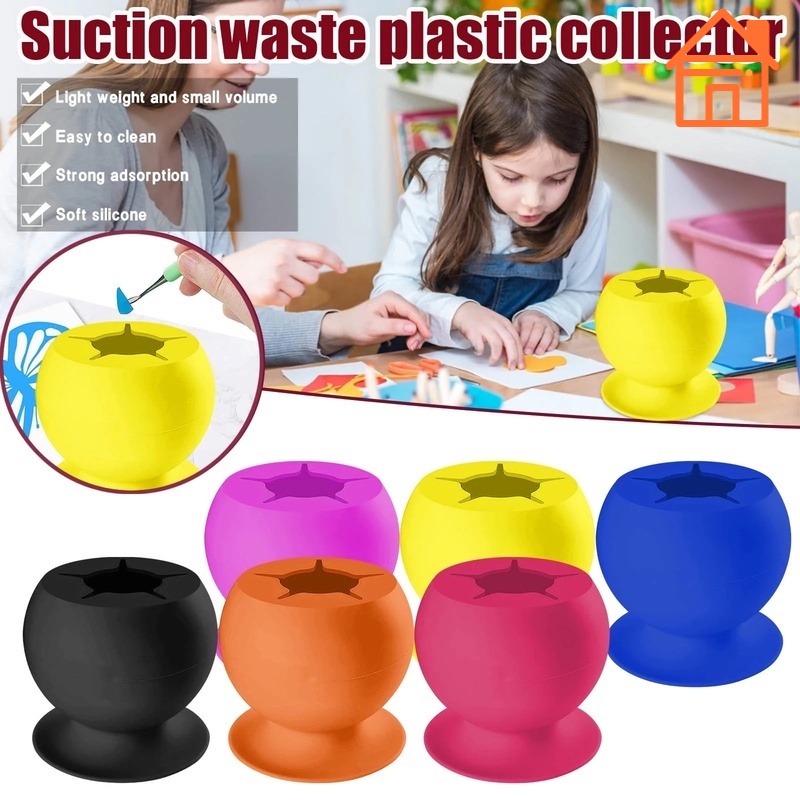 Craft Waste Collector Suctioned Vinyl Weeding Scrap Desk Organizer ...