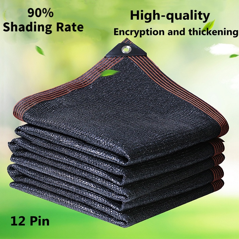 90% Shading Rate Anti-UV Black Sun Shade Net Outdoor Pergola Car ...