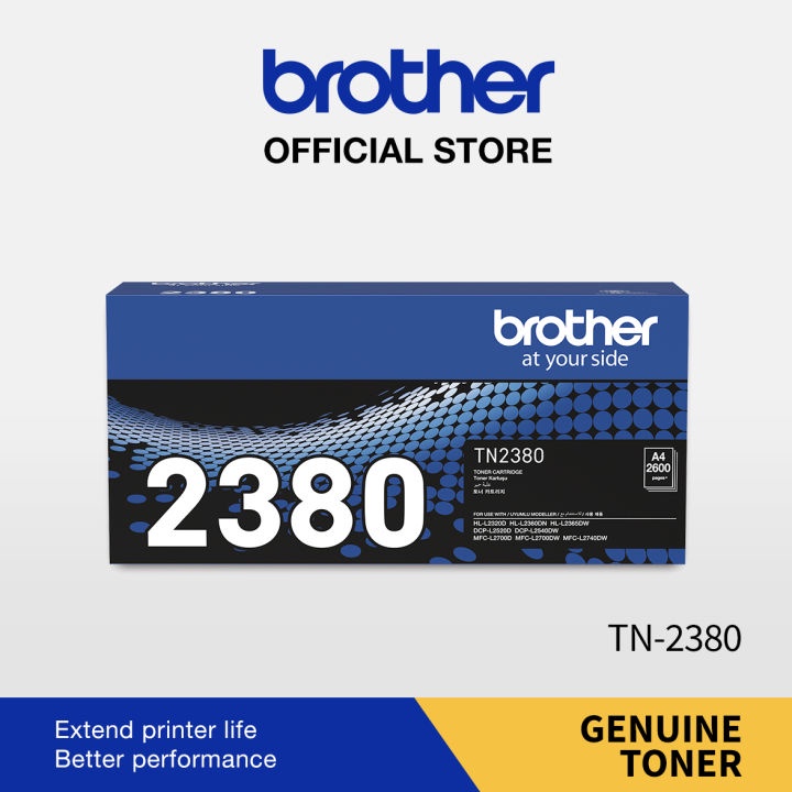 Brother TN-2360/TN-2380 Original Monochrome Toner Cartridge | Shopee ...