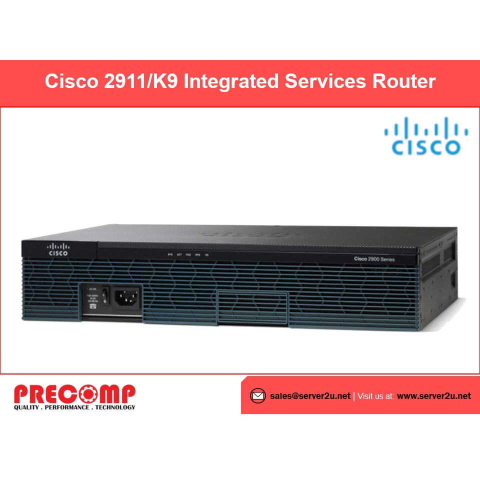 (Refurbished) Cisco 2911/K9 Integrated Services Router (2911/K9 Router ...
