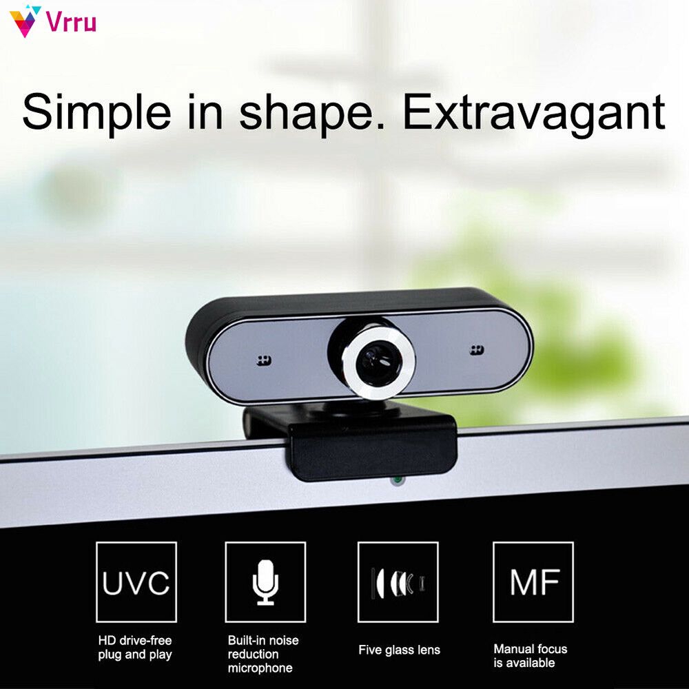 USB 2.0 Full HD WebCam Computer Desktop PC Video Calling Webcam Camera ...