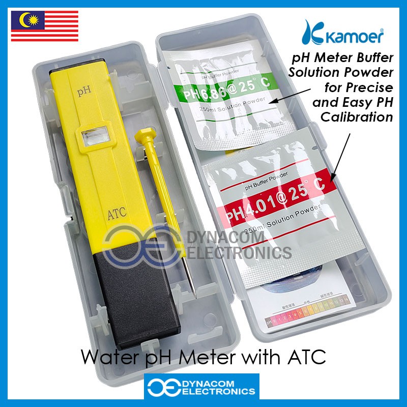 Pocket Size Digital Water pH Meter with ATC & Water Purity TDS [Meter ...
