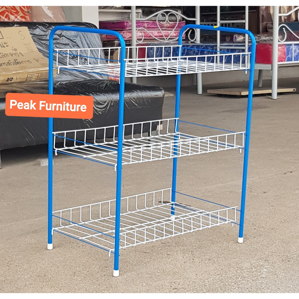 3 Tier Multipurpose Shelf Smooth Wire Rack | Shopee Singapore