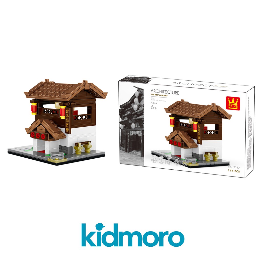 WANGE World Style Architecture Bricks - Chinese Restaurant | Shopee ...