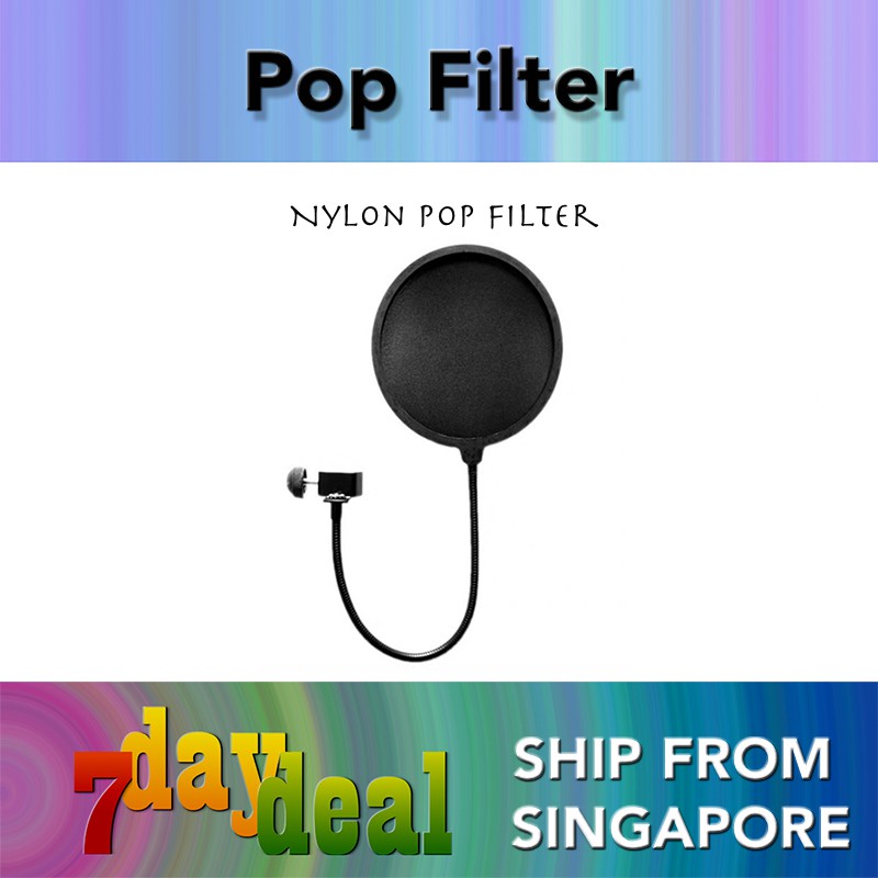 Pop Filter (Nylon) for Microphone | Shopee Singapore