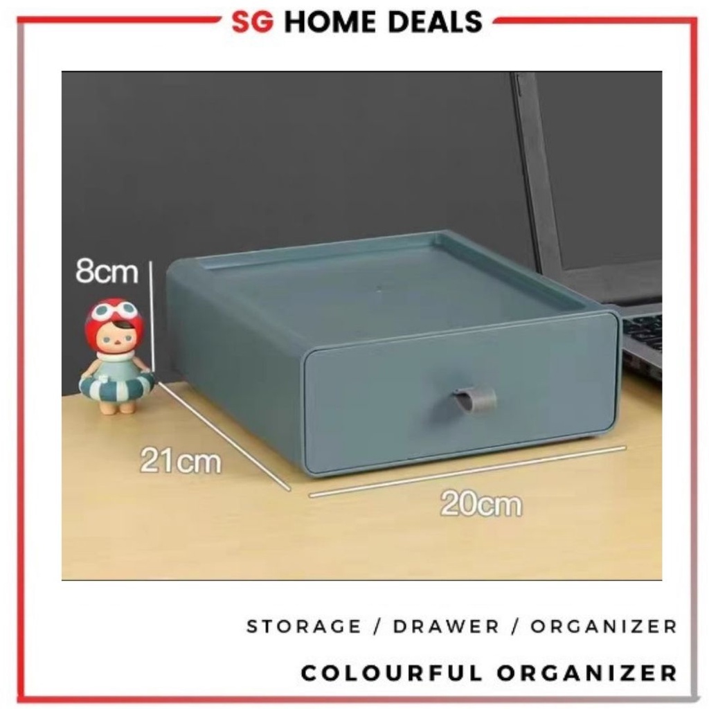 [SG STOCKS] Desktop Storage Stackable Organizer / Desktop Drawer ...