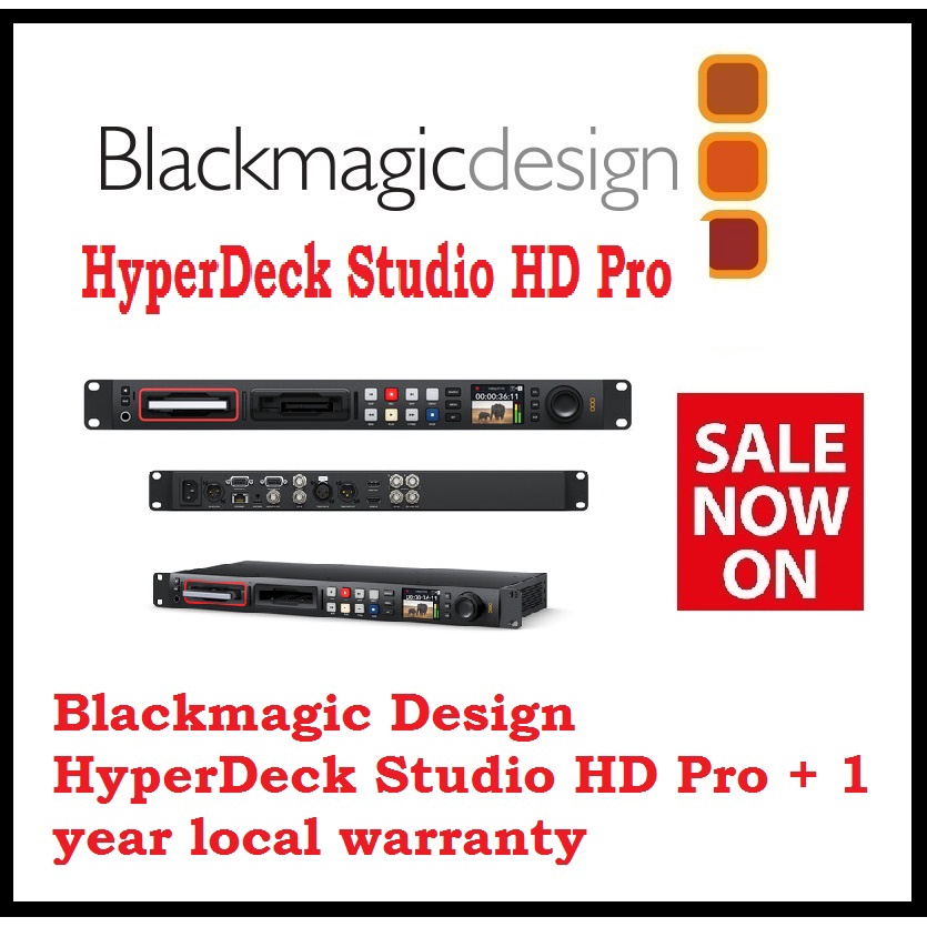 Blackmagic Design HyperDeck Studio HD Pro + 1 year local warranty | Shopee Singapore