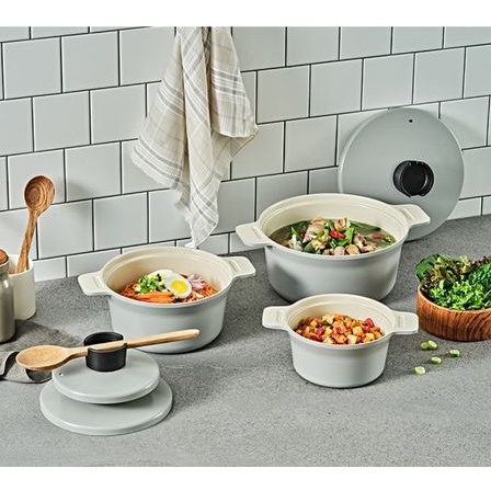 Chef Topf Full Induction Double Handle 24 /20/16cm (2 COLOR) | Shopee ...