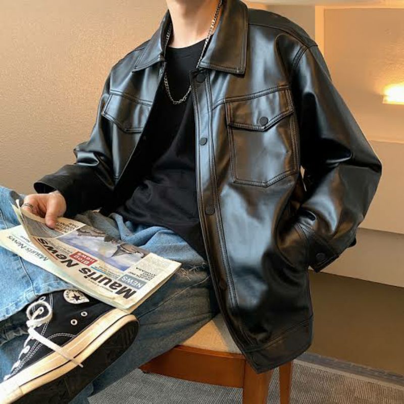 Men's Women's Leather Jacket Unisex Leather Jacket Semi Custom ...