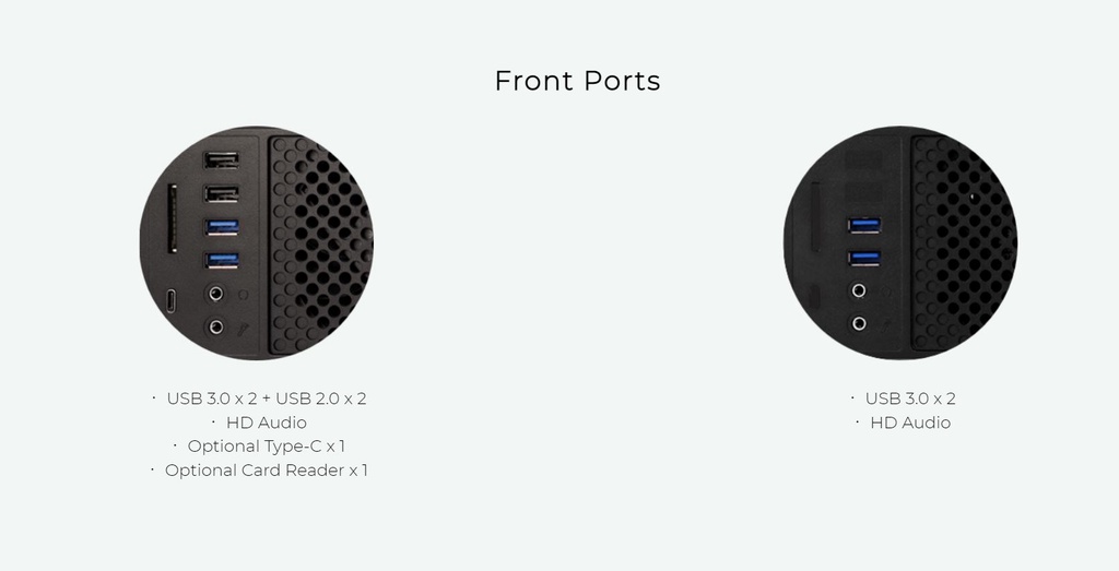 InWin CJ708 Small Form Factor mATX Casing with 265W 80+ Brone PSU (2 ...