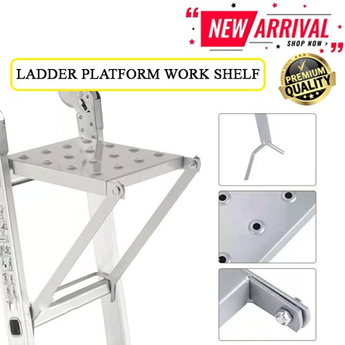 Multipurpose Ladder Work Shelf Platform Anti-Slip Platform Work Stand ...