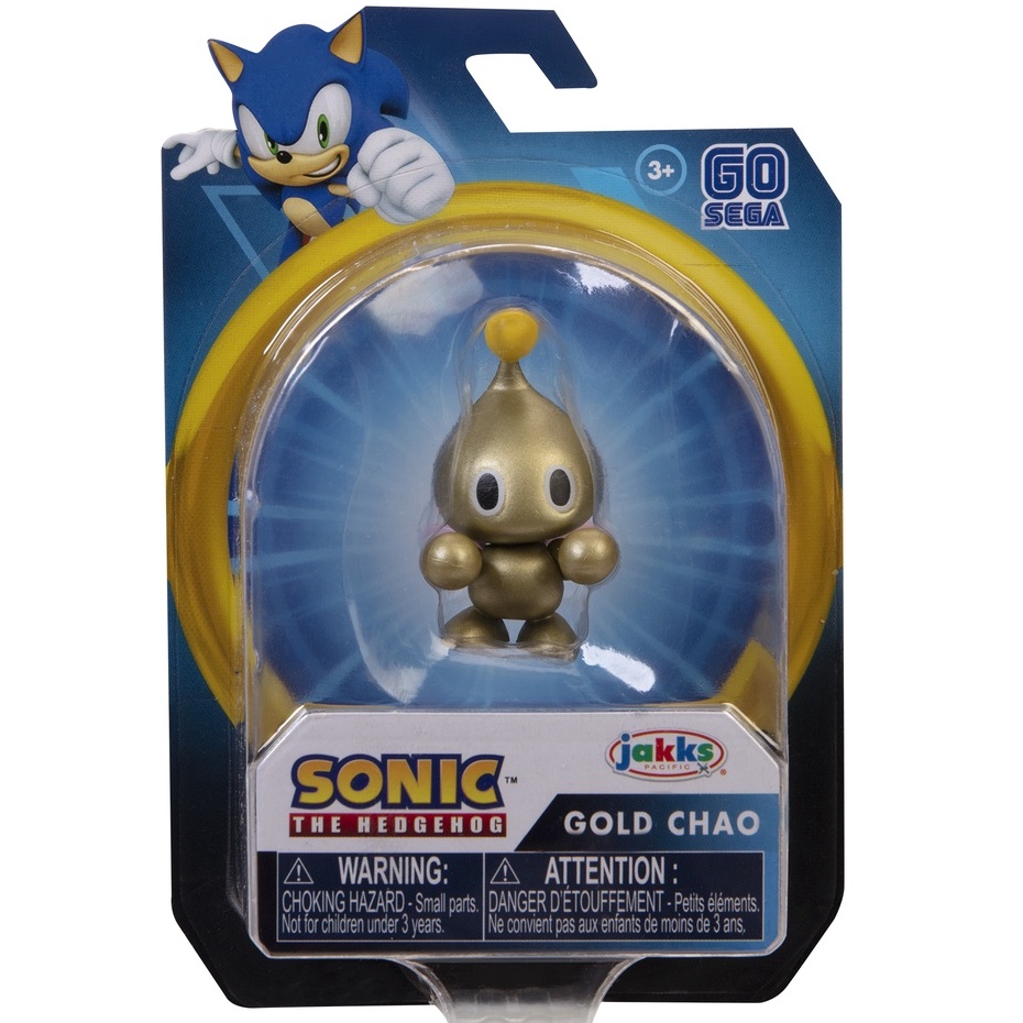 Sonic The Hedgehog Action Figure 2.5-inch Gold Chao Articulated ...