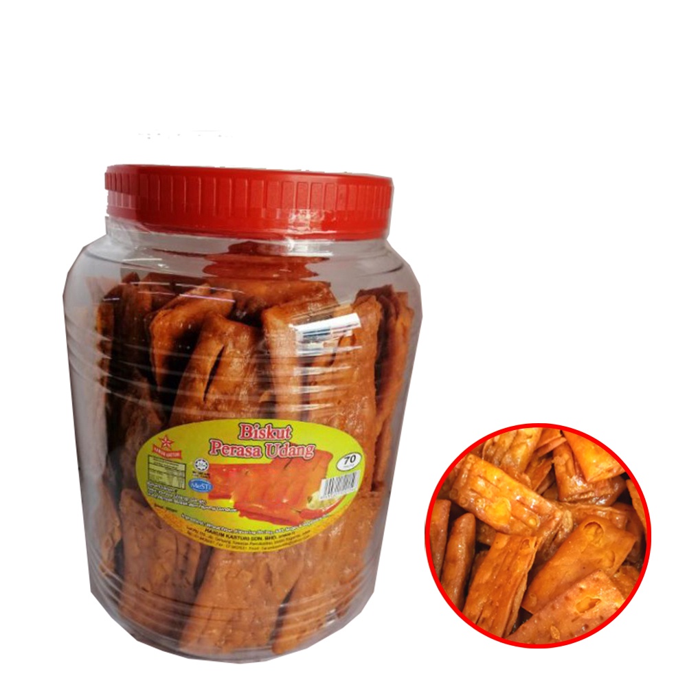 80‘s Childhood Prawn Rib Biscuit Biskut Perisa Udang Timbang 排骨饼 Mimi ...