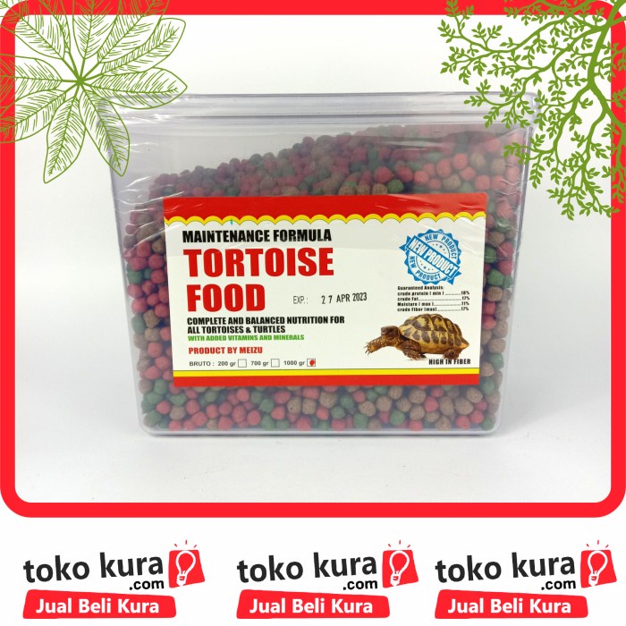 Meizu tortoise food Packaging 1000 Grams best price | Shopee Singapore