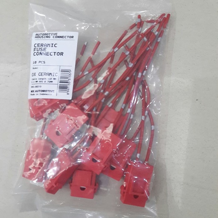 Large Fuse House/Large Ceramic Fuse/Ceramic Fuse Connector Red Fuse ...