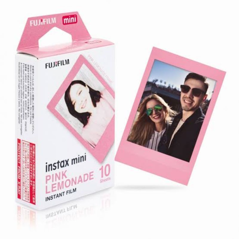 Instax Mini Film Refill Pink Lemonade Original Fujifilm Insta | Shopee ...