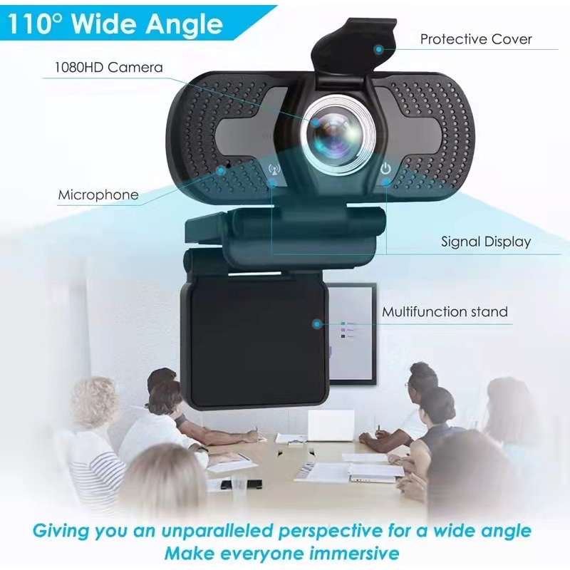 🔥【SG Ready Stock】🔥 1080P 2K FULL HD Webcam Web Camera with Microphone ...