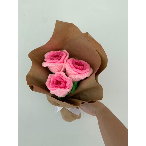 Flower Bouquet (Knitted/ Crochet) | Shopee Singapore
