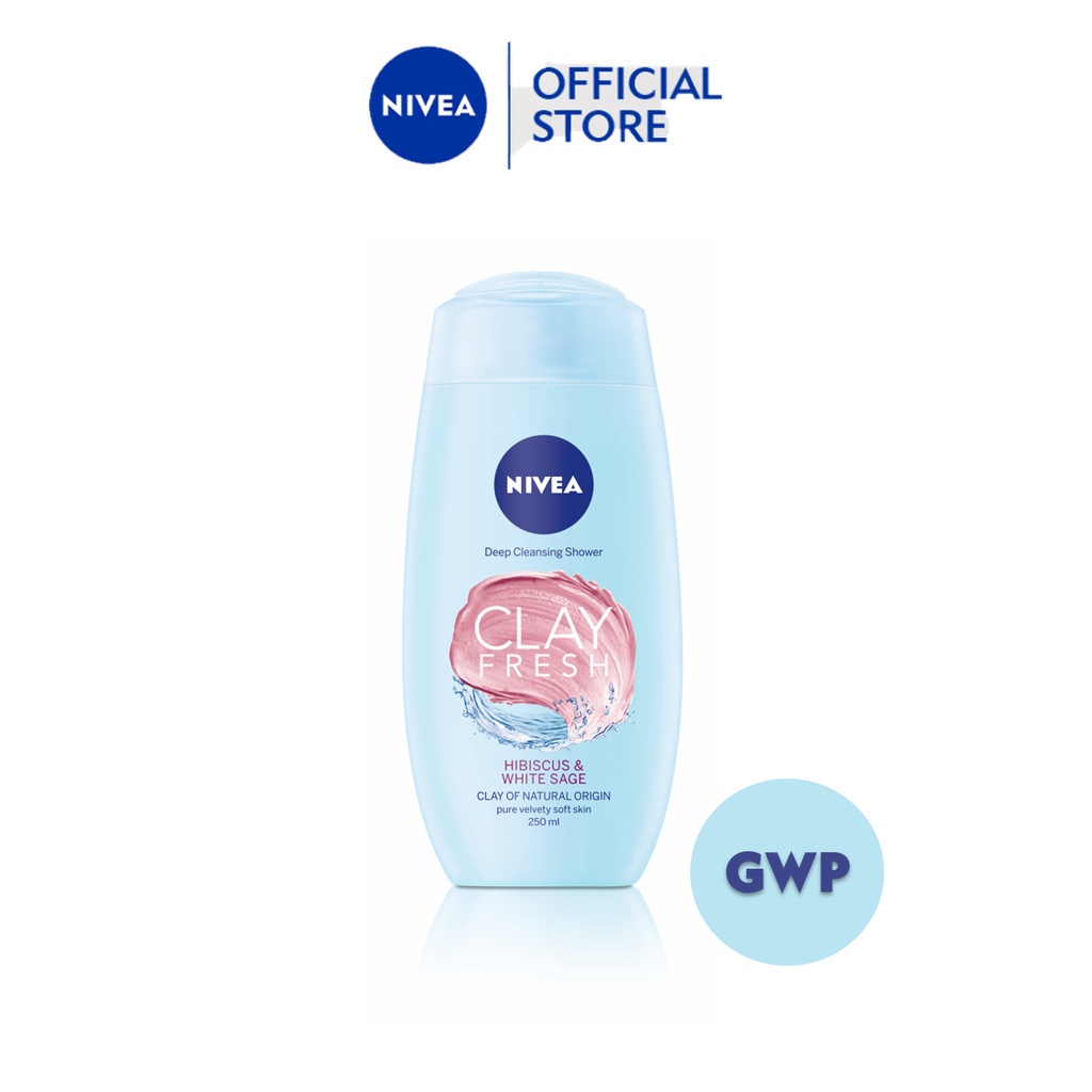 GWP NIVEA Shower Clay Fresh Hibiscus & White Sage 250ml | Shopee Singapore