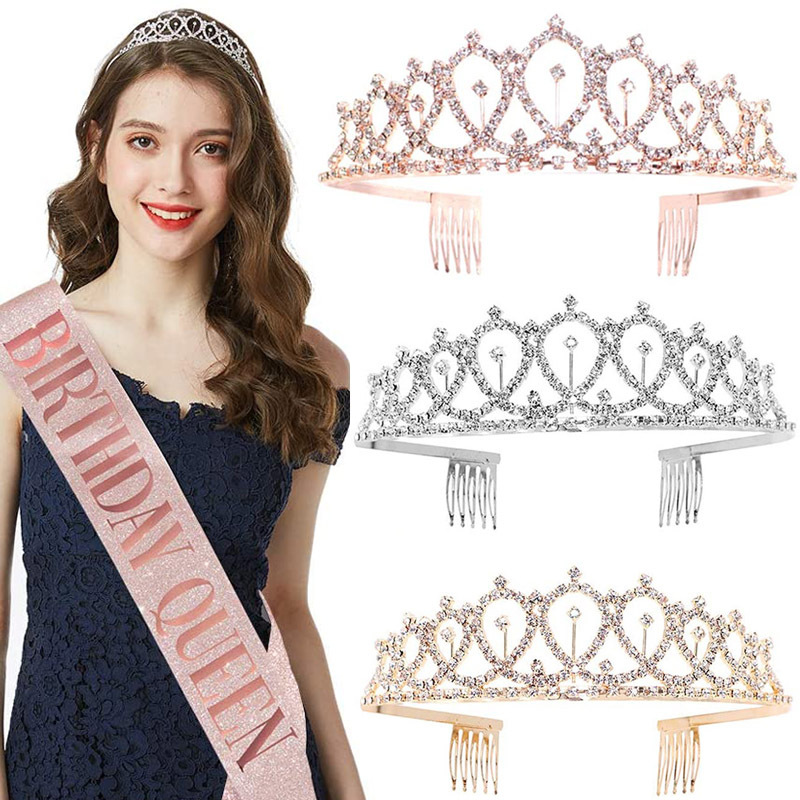 Girls birthday crown store