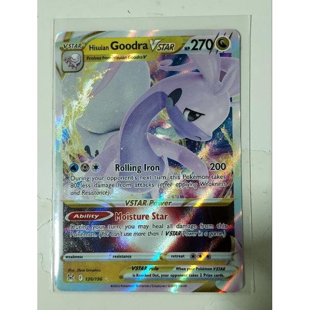 Pokemon hisuian goodra vstar lost origin card | Shopee Singapore
