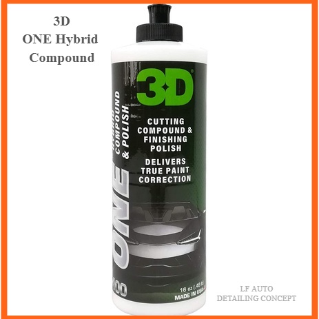 3D One Hybrid Cutting Compound 400 / ONE HYBRID COMPOUND AND POLISH ...