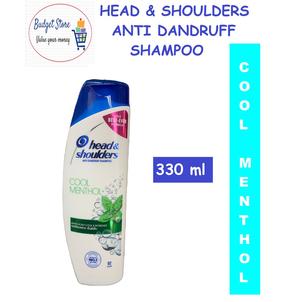 Head & Shoulders Anti-Dandruff Shampoo Cool Menthol -330 mL/650 mL ...